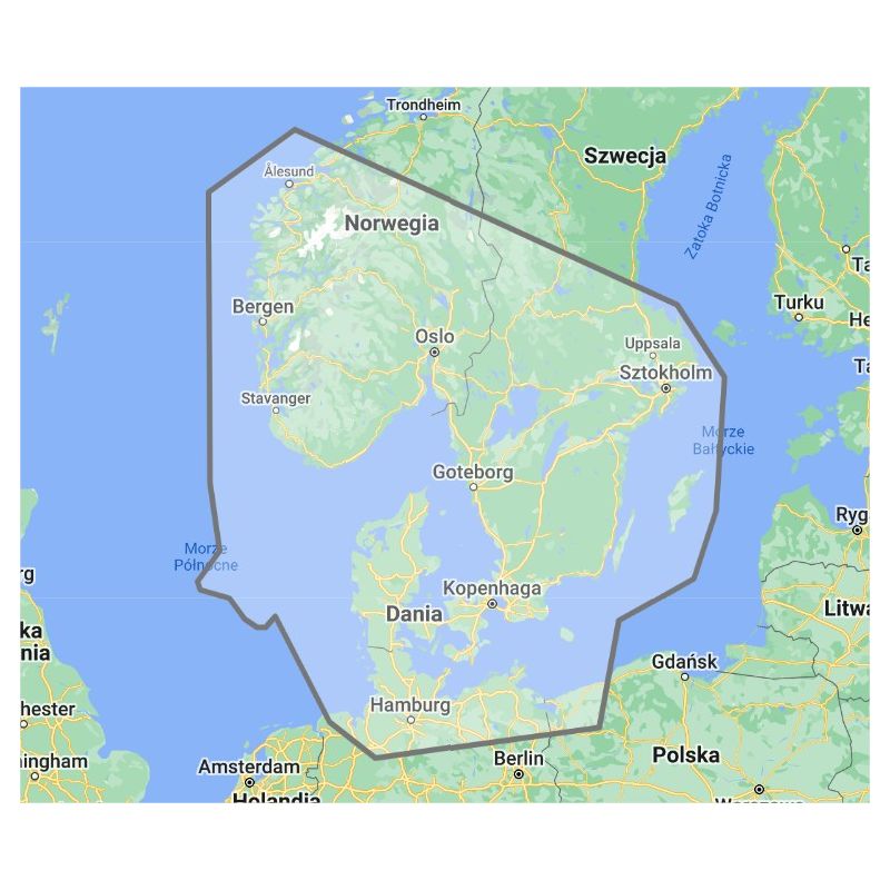 Zestaw TimeZero Navigator 5.0 PL + Mapa TZ MAPS Skagerrak and Kattegat